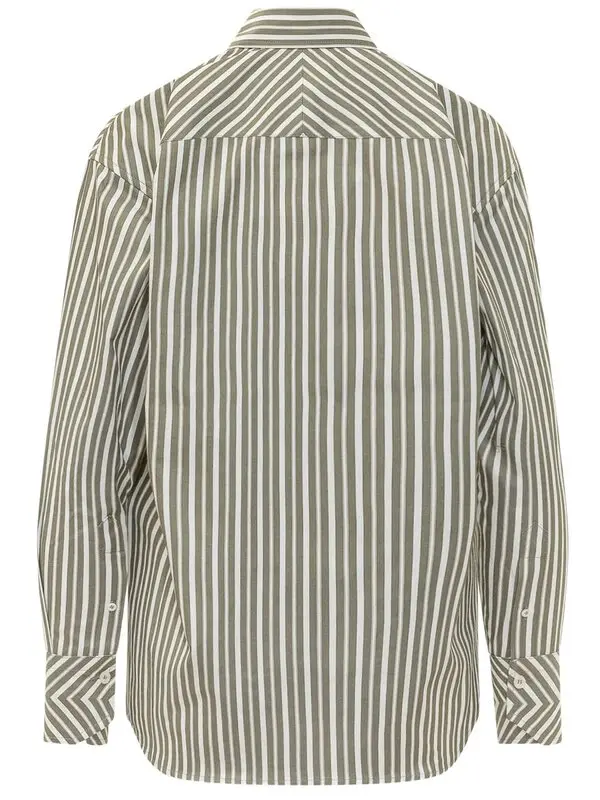 Victoria Beckham Camicia A Righe Con Taschino