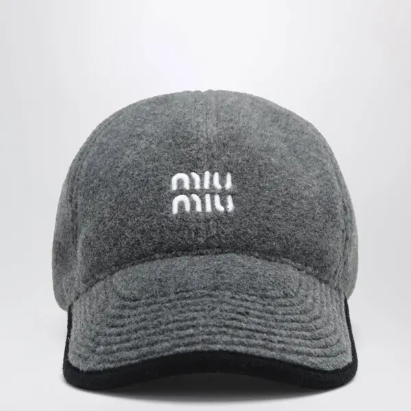 Miu Miu Fleece Baseball Hat
