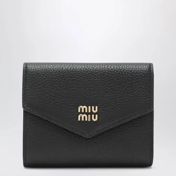 Miu Miu Small Calfskin Wallet - Black