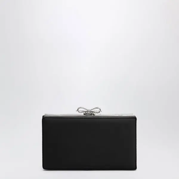 SELF-PORTRAIT Crystal Mesh Clutch Bag