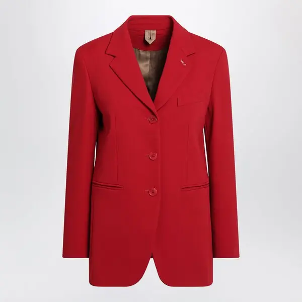 Max Mara Wool Cady Blazer - Red