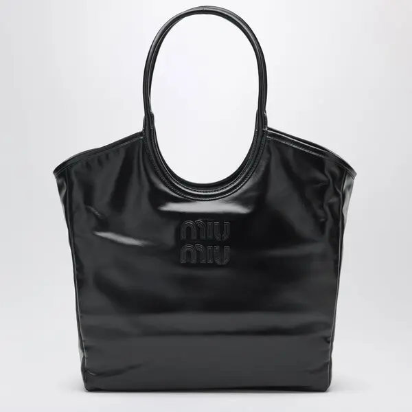 Miu Miu Ivy Bag In Leather - Black