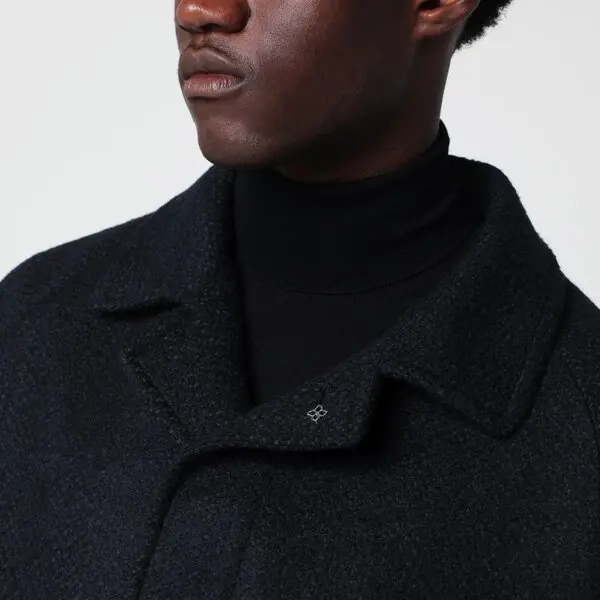 Tagliatore Wool-blend Coat With Belt