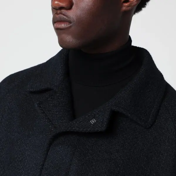 Tagliatore Wool-blend Coat With Belt