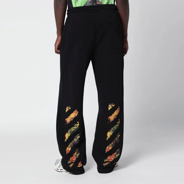 Off-White Cotton Jogging Trousers