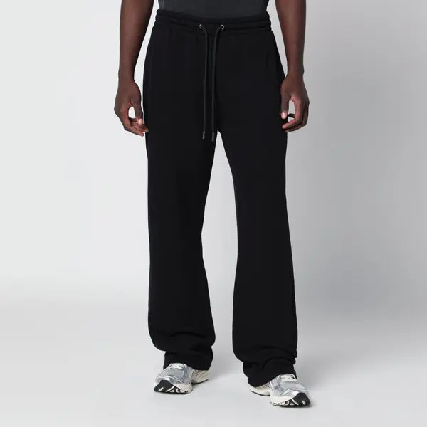 Off-White Cotton Jogging Trousers - Black