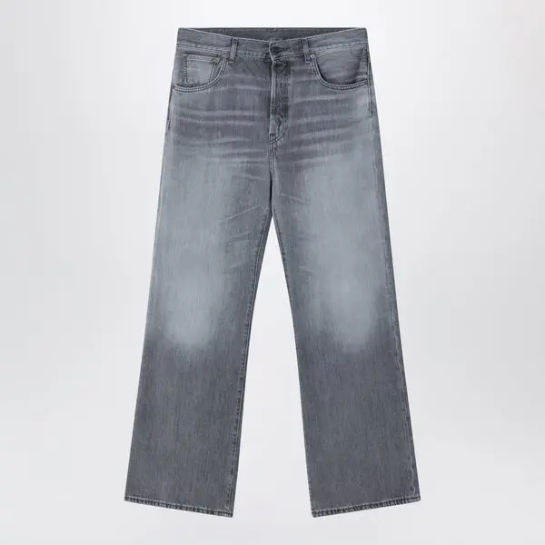 Acne Studios 2021m Regular-fit Jeans In Ash Grey Denim - Gray