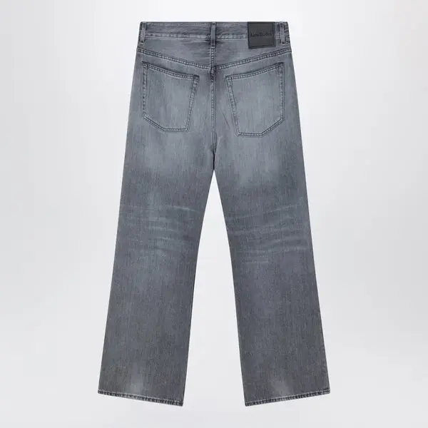 Acne Studios 2021m Regular-fit Jeans In Ash Grey Denim
