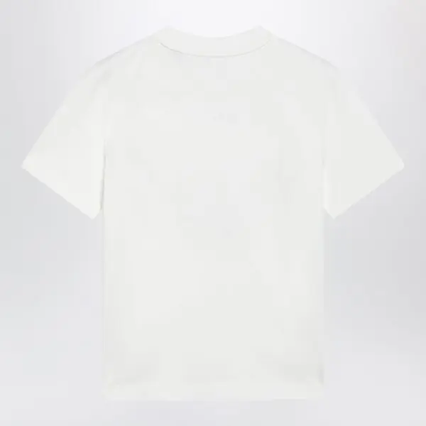 Burberry Cotton Crew-neck T-shirt With Knight Check - White