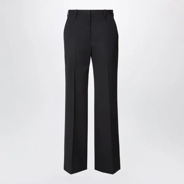 Fendi Grain De Poudre Trousers - Black
