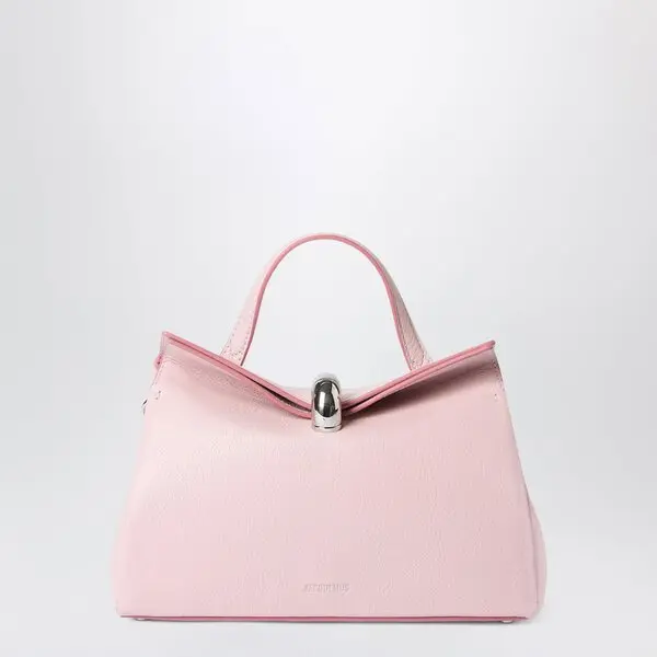 Jacquemus Le Petit Valerie Handbag In Leather, Pale - Pink