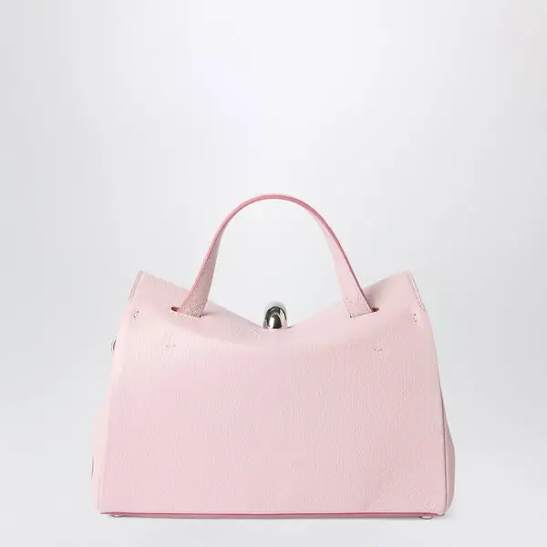 Jacquemus Le Petit Valerie Handbag In Leather, Pale - Pink