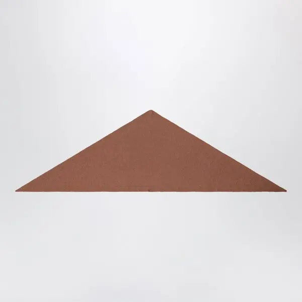 Chloé Iconic Camel Wool Triangle Scarf