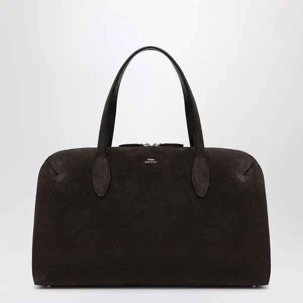 TOTEME Medium Day Suede Tote Bag - Brown