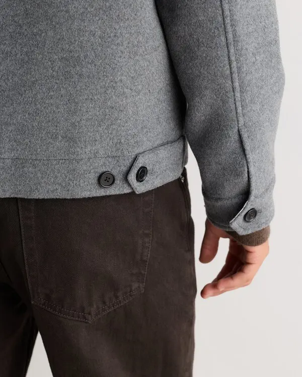 Quince Wool Cashmere Harrington Jacket