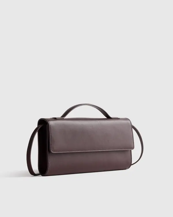 Quince Eloise Clutch - Deep Plum