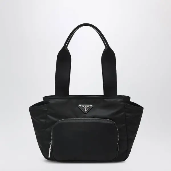 Prada Re-nylon Shopping Bag - Black