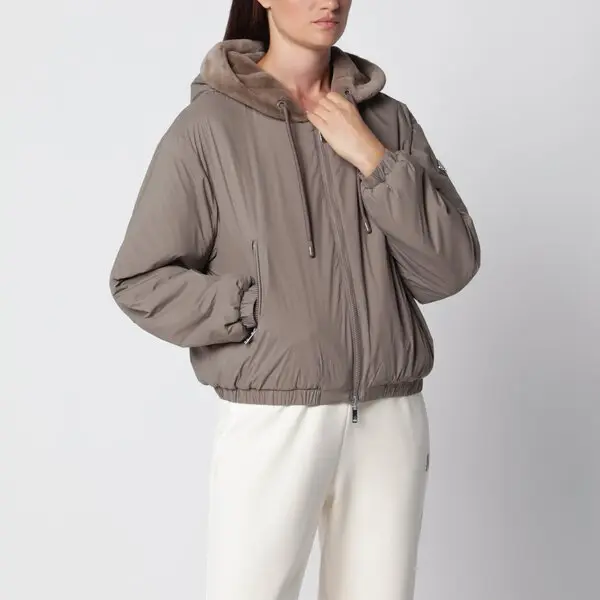 Moose Knuckles Grey Eaton Bunny Reversible Jacket