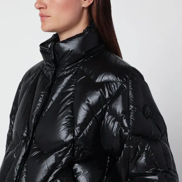 Moose Knuckles Iceberg Down Jacket In Recycled Nylon - Black