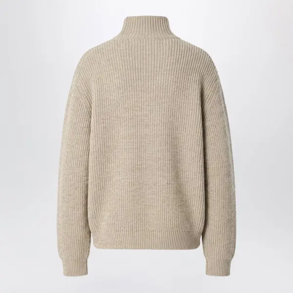 LEMAIRE Beige Yak And Alpaca Turtleneck Sweater