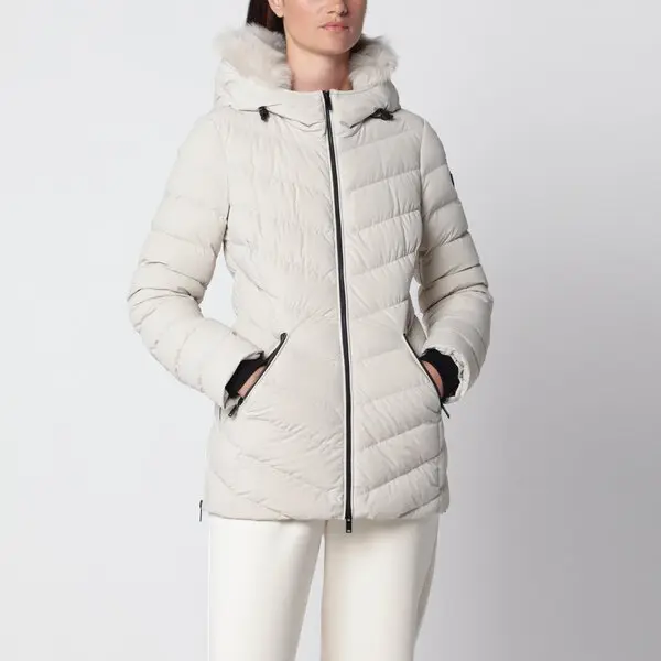 Moose Knuckles Roselawn Alabaster Nylon Jacket
