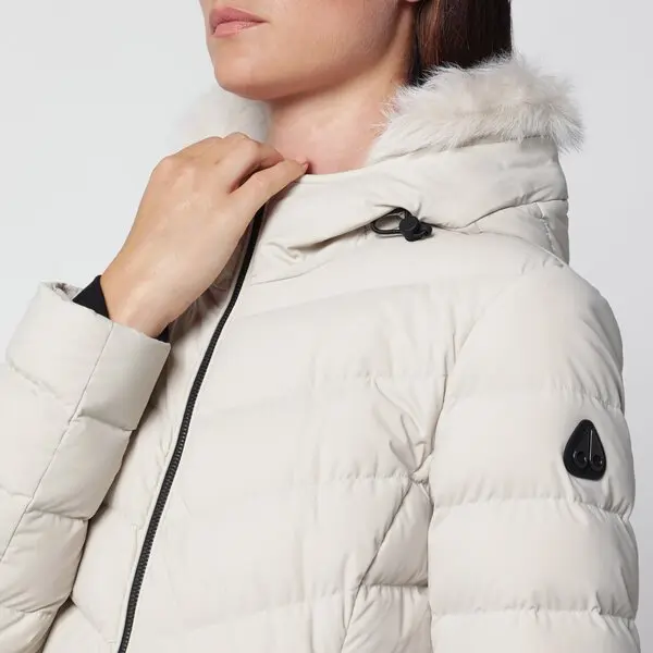 Moose Knuckles Roselawn Alabaster Nylon Jacket