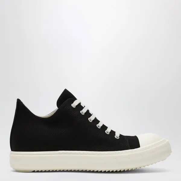 Rick Owens Tower Extreme Low Sneakers In Denim - Black