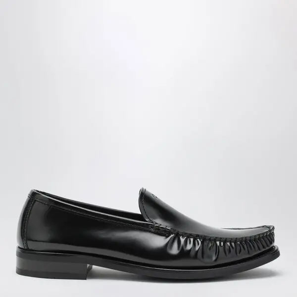 Prada Brushed Leather Loafers