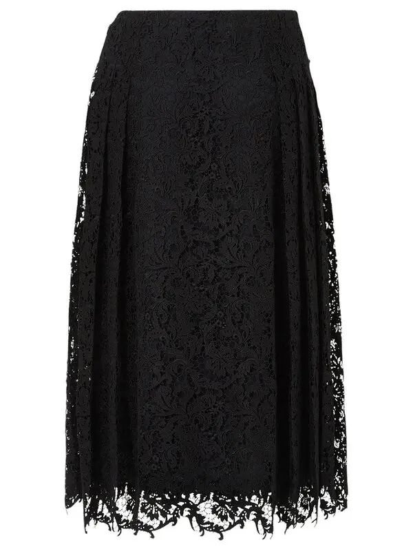 Fendi Gonna In Pizzo Macram