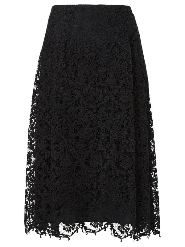 Fendi Gonna In Pizzo Macram - Black