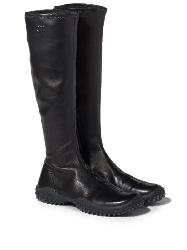 Miu Miu Stivali In Nappa Stretch