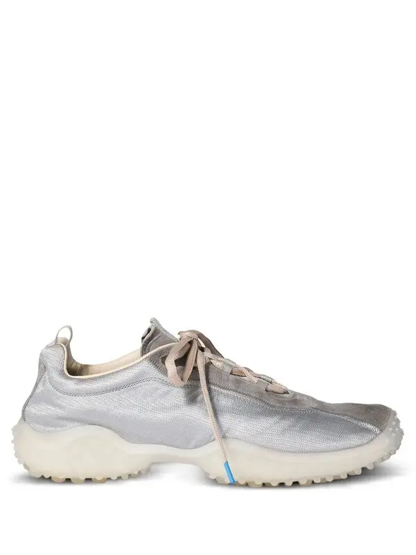 Miu Miu Nylon And Suede Sneakers