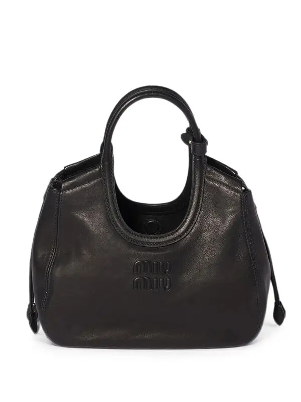 Miu Miu Borsa Shopping Ivy In Nappa - Black