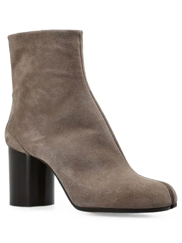 MAISON MARGIELA Stivaletti Tabi 80 In Pelle Scamosciata - Gray