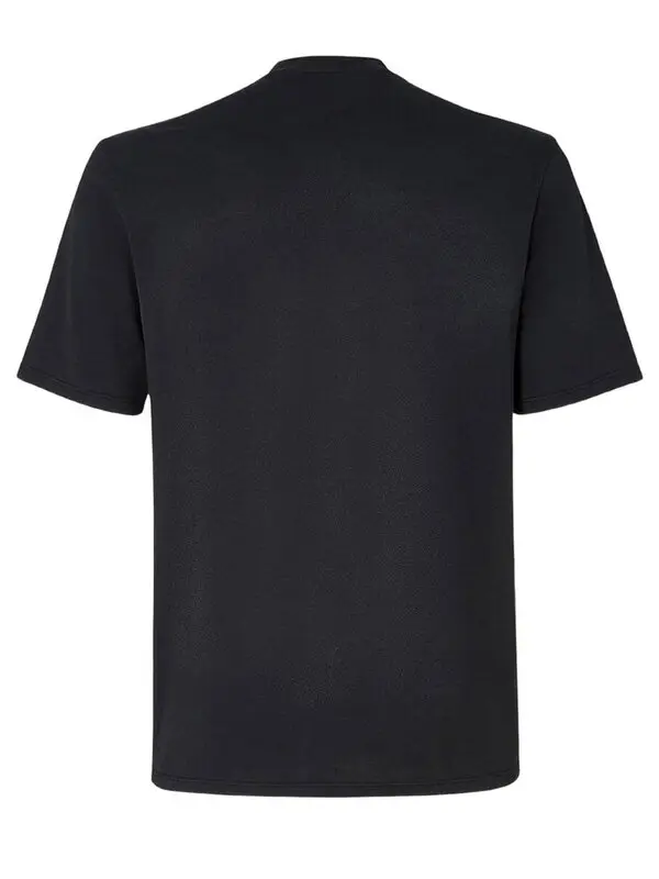Fendi T-shirt In Cotone Con Stampa Stencil - Black