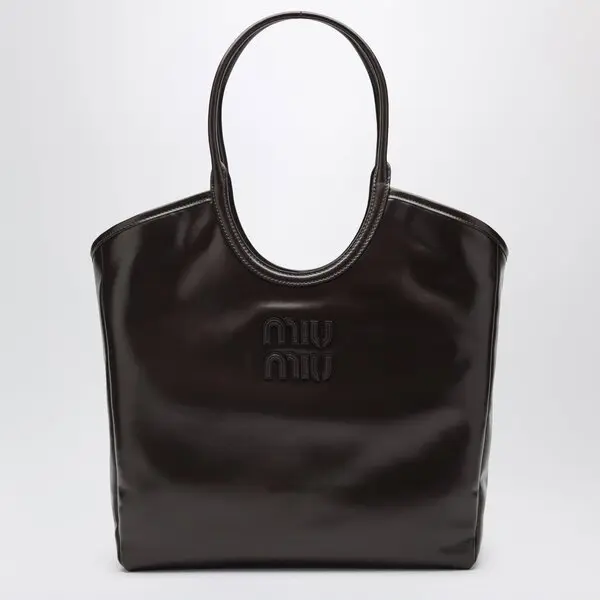 Miu Miu Ivy Bag In Leather - Brown