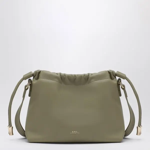 A.p.c. Clay Ninon Mini Recycled Leather-effect Bag - Green