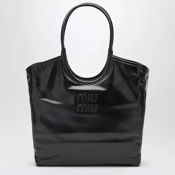 Miu Miu Ivy Bag In Leather - Black