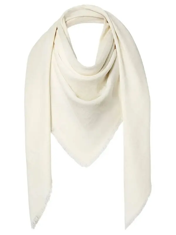 Fendi Scialle In Lana, Seta E Cashmere