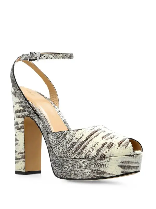 Fendi Sandali After 9 In Vitello Stampato