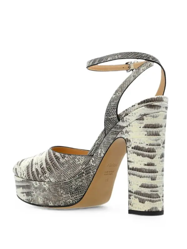 Fendi Sandali After 9 In Vitello Stampato