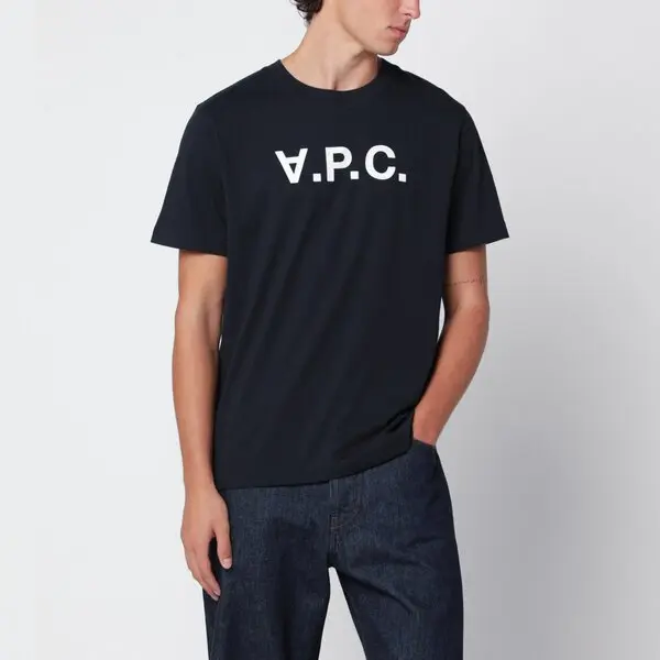 A.p.c. Standard Grand Navy Cotton T-shirt