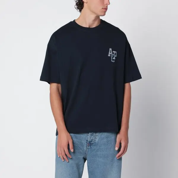 A.p.c. Bruno Navy Cotton T-shirt