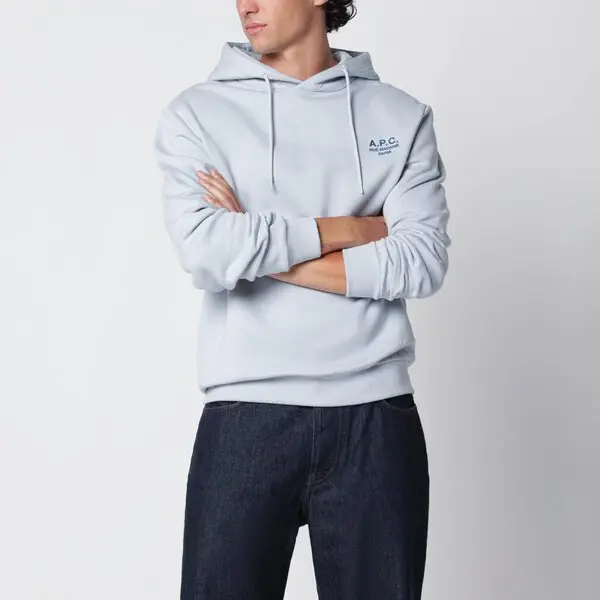 A.p.c. Cotton Hoodie - Blue