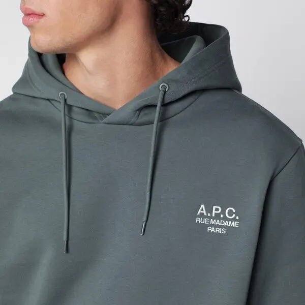A.p.c. Cotton Hoodie - Green