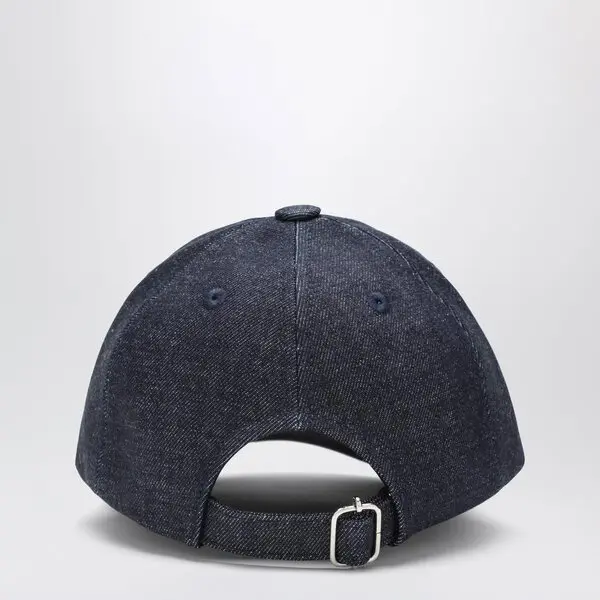 A.p.c. Indigo Cotton Baseball Cap