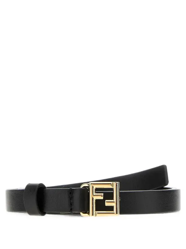 Fendi Cintura Ff 15 Mm In Pelle