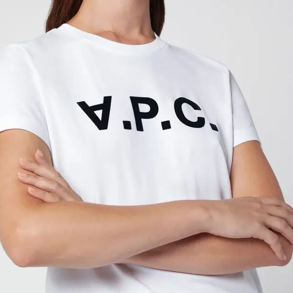 A.p.c. Cotton T-shirt With Embroidery