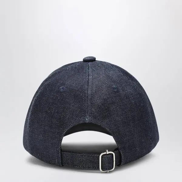 A.p.c. Charlie Indigo Cotton Baseball Cap - Blue