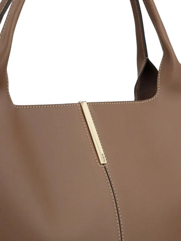 TOD'S Medium-small Leather Shopping Bag